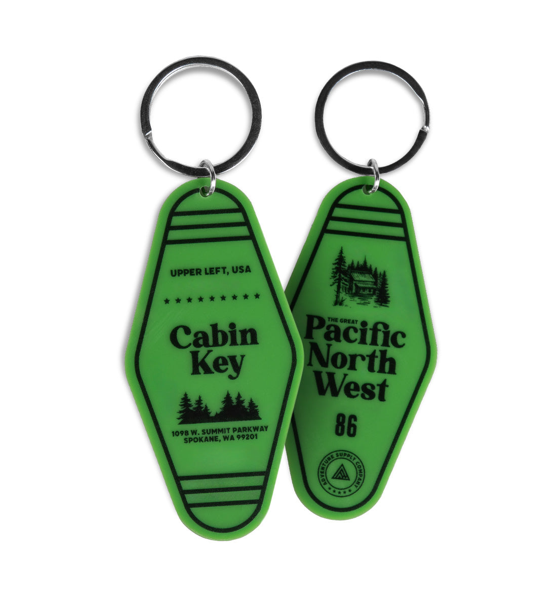 Cabin Keychain - The Great PNW