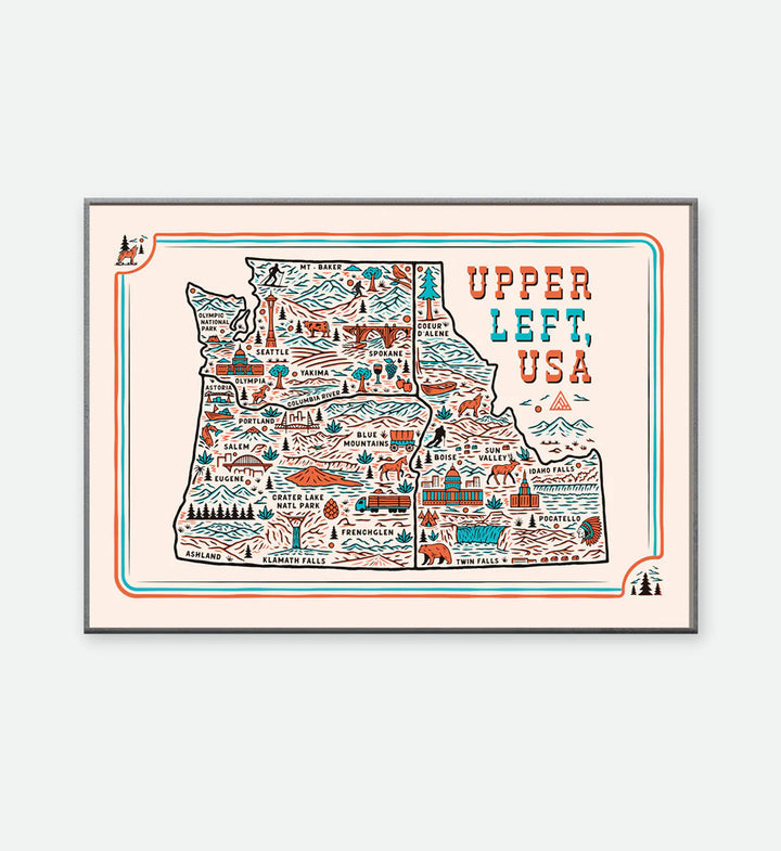 Upper Left Map – The Great PNW