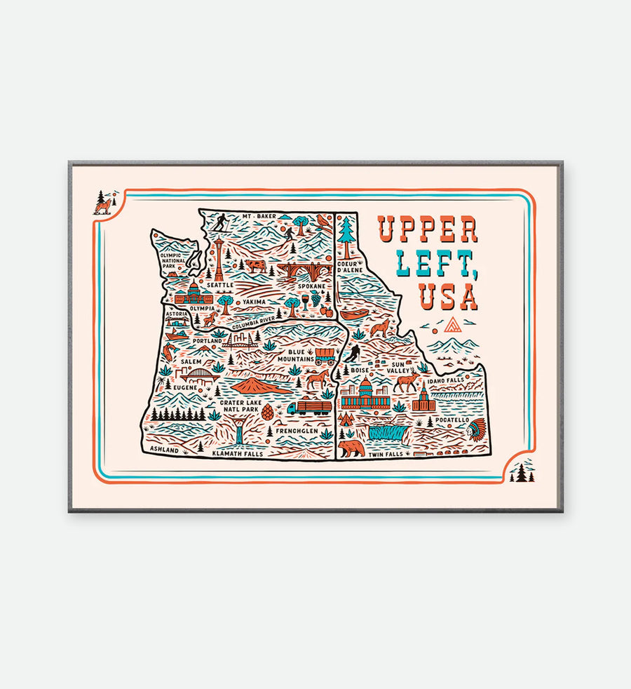 Upper Left Map – The Great PNW