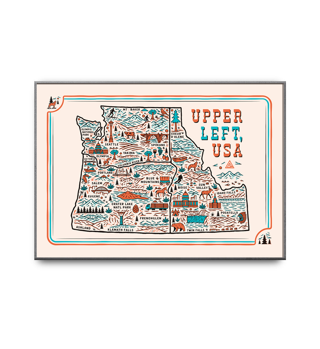 Upper Left Map - The Great PNW