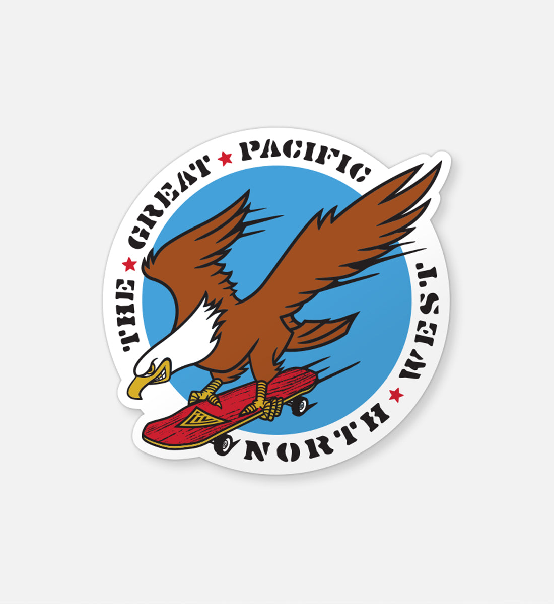 Shred Sticker - The Great PNW